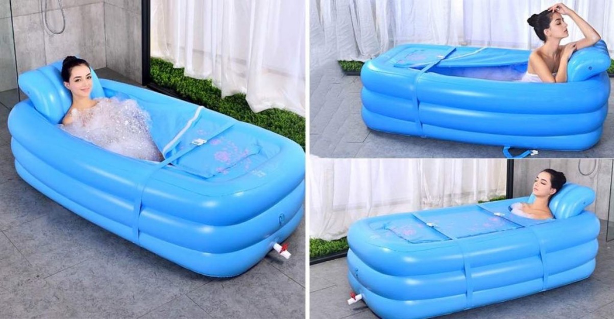Jacuzzi Inflable Permite Que Disfrutes De Un Baño De Espuma Como Toda ...